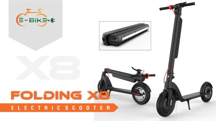 FOLDING X8 ELECTRIC SCOOTER | X8 Electric Scooter Review - All-Electric ...