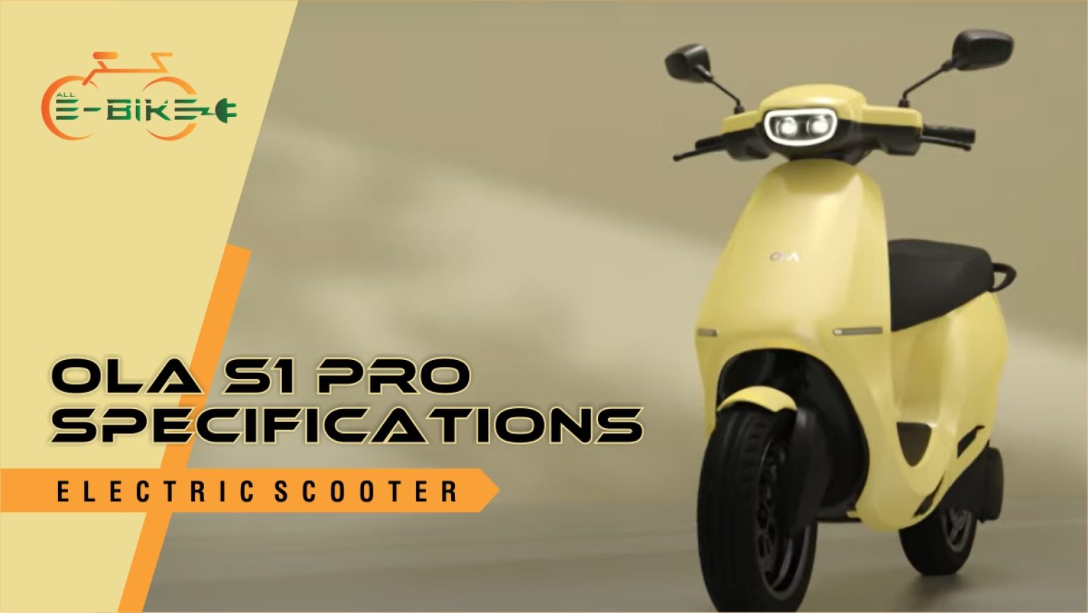 Ola S1 Pro Specifications | Ola s1 Pro Specs, Range - All-Electric Bikes